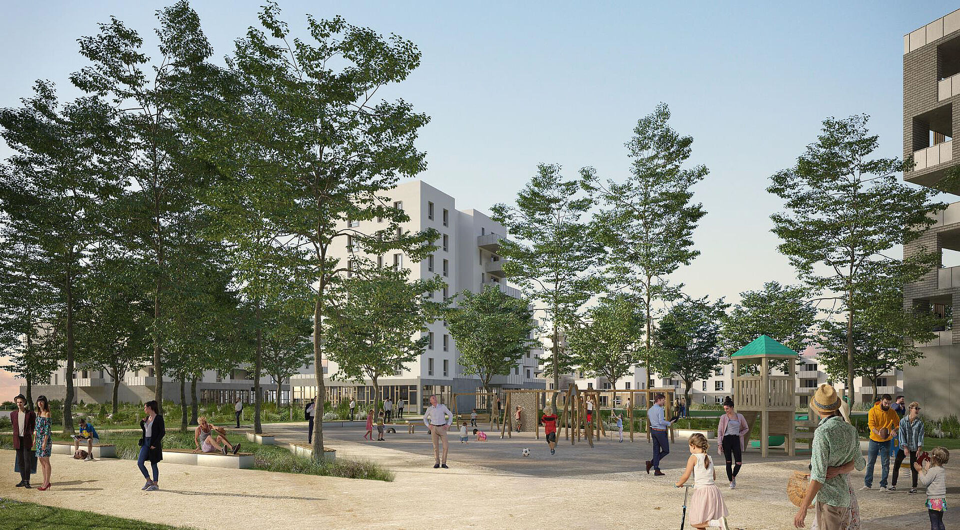 Création de l'EcoQuartier de Château Rouge